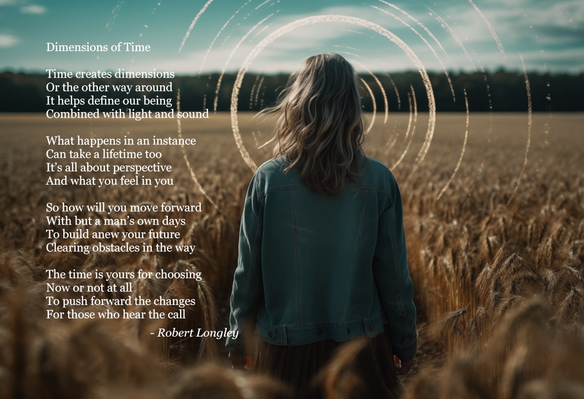 Dimensions of Time - Inspirational Poems by Robert Longley
