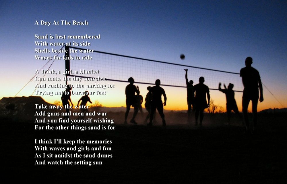 A Day At The Beach - Inspirational Poems by Robert Longley