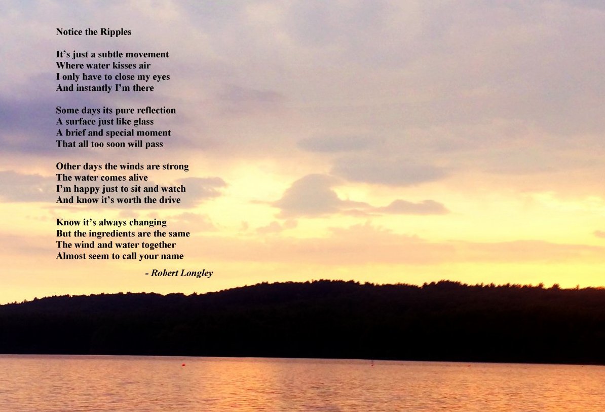 Notice the Ripples - Sacred Poems - inspirational poetry books