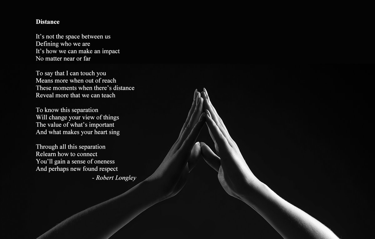 Distance - Sacred Poems - inspirational poetry books