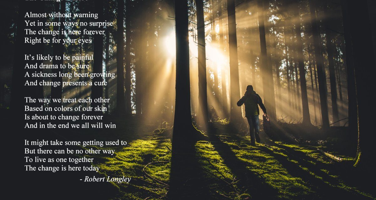 The Change is Here - Sacred Poems - inspirational poetry books