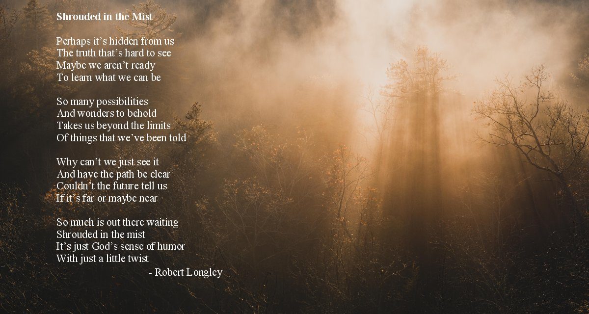 Shrouded In The Mist - Sacred Poems - inspirational poetry books