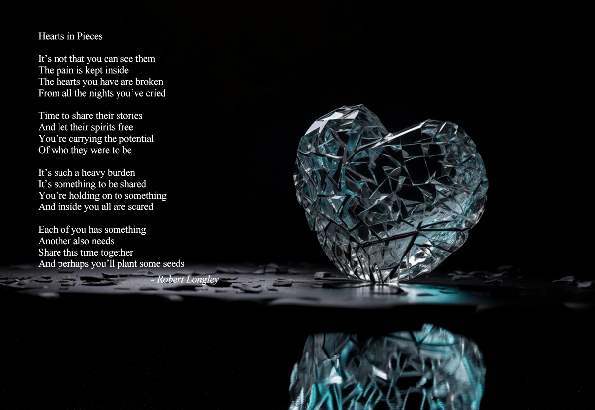 Hearts in Pieces - Sacred Poems - books and art
