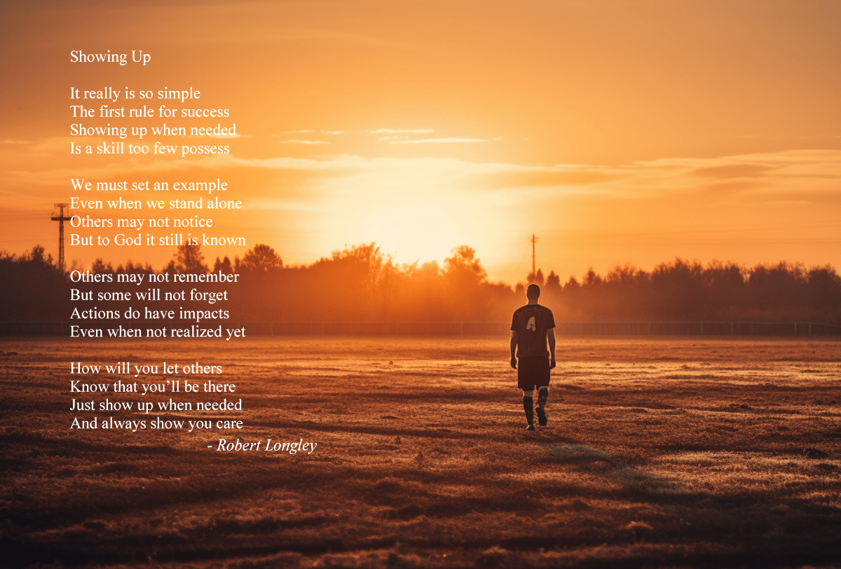 Showing Up - Sacred Poems - books and art