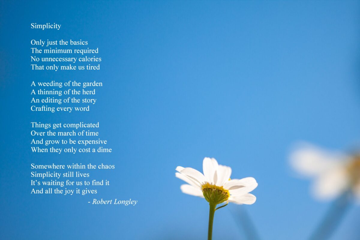 Simplicity - Sacred Poems - books and art