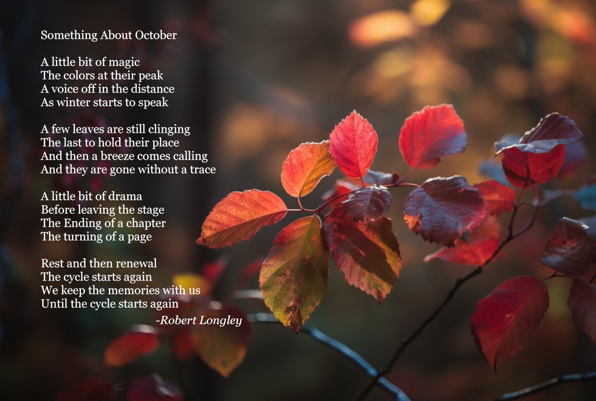 Something About October - Sacred Poems - books and art