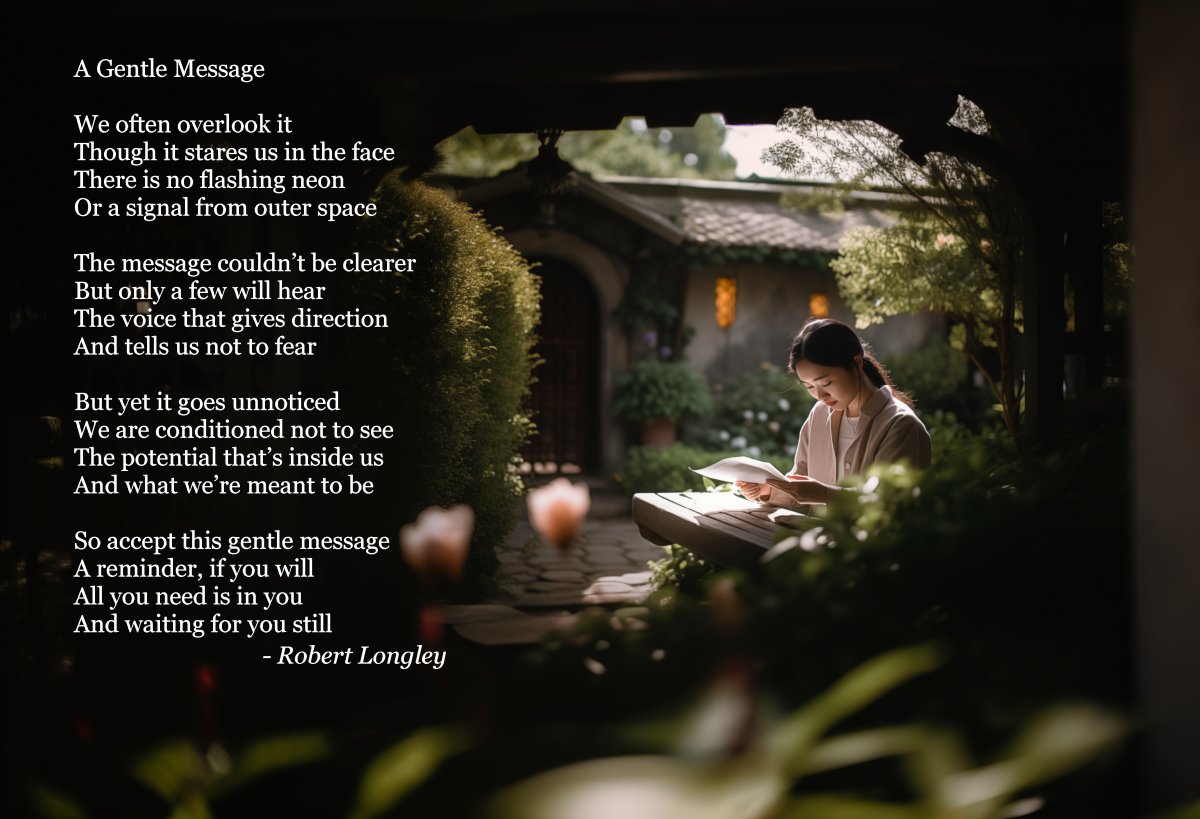 A Gentle Message - Sacred Poems - books and art